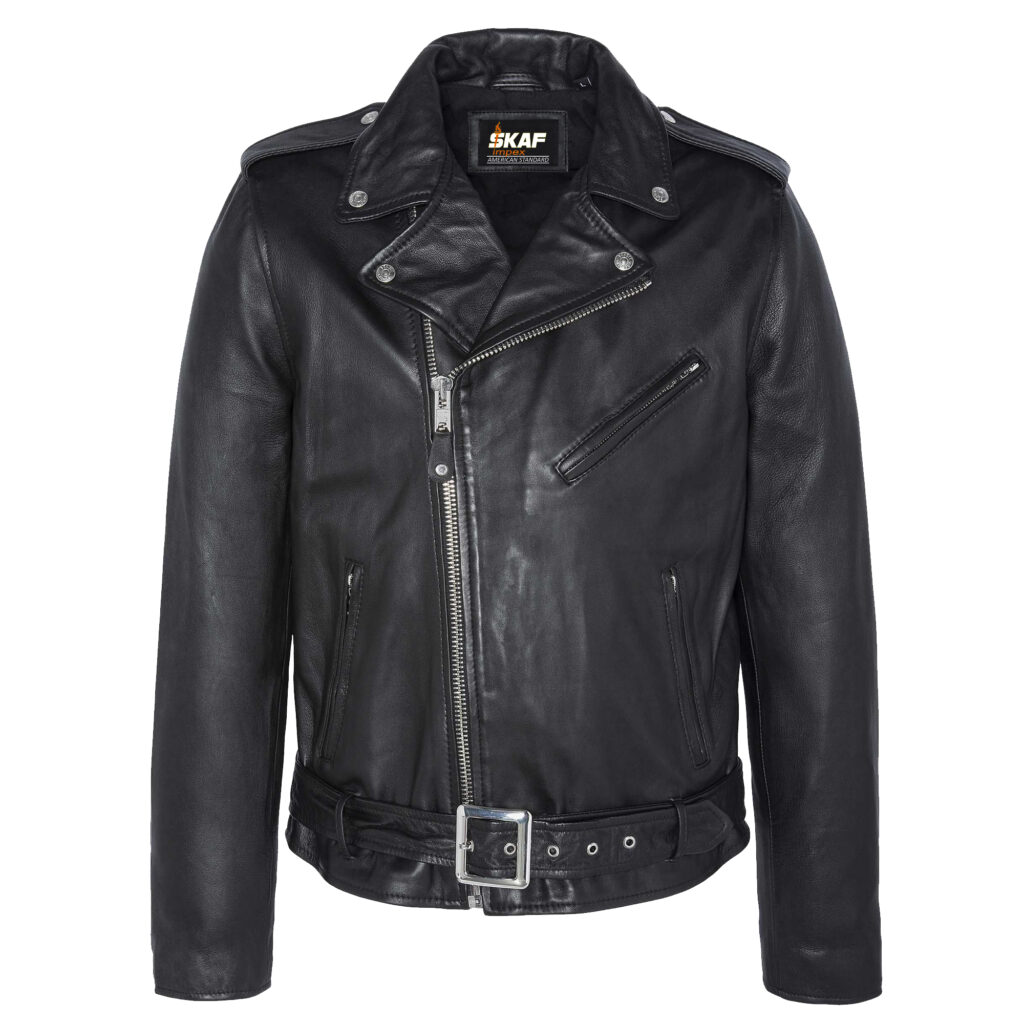 Brando Leather Motorcycle Biker Jacket M1 - SKAF IMPEX